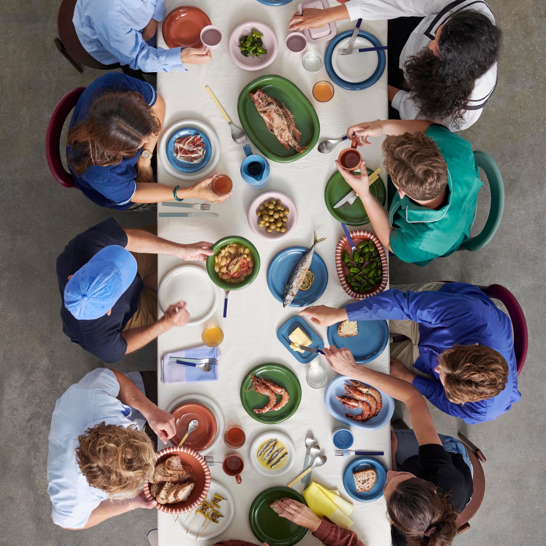 HAY Dóza na máslo Barro, Dark Blue | DESIGNSPOT